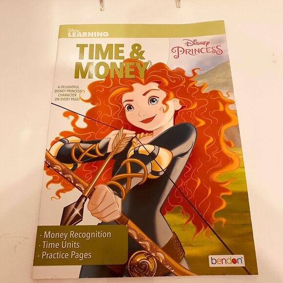 Other | Disney Educational Workbook Time And Money | Poshmark